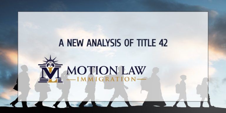 A New Analysis of Title 42 | Motion Law